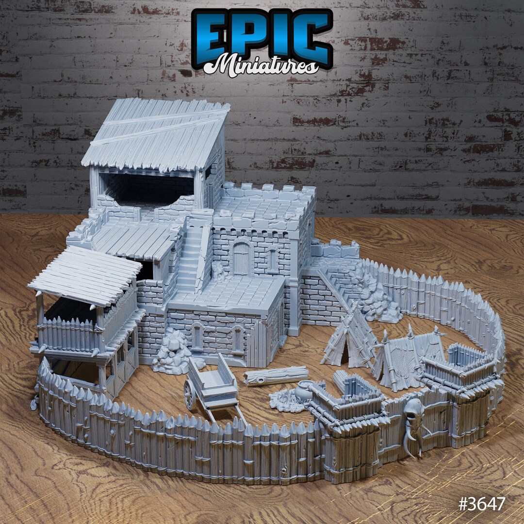 Bandit Stronghold, Terrain Set - Epic Miniatures - Etsy