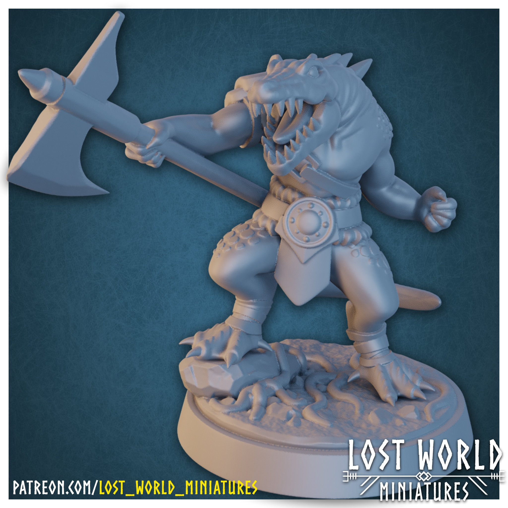 Lizardman Tribe 7 Variants Available Lost World Miniatures | Etsy