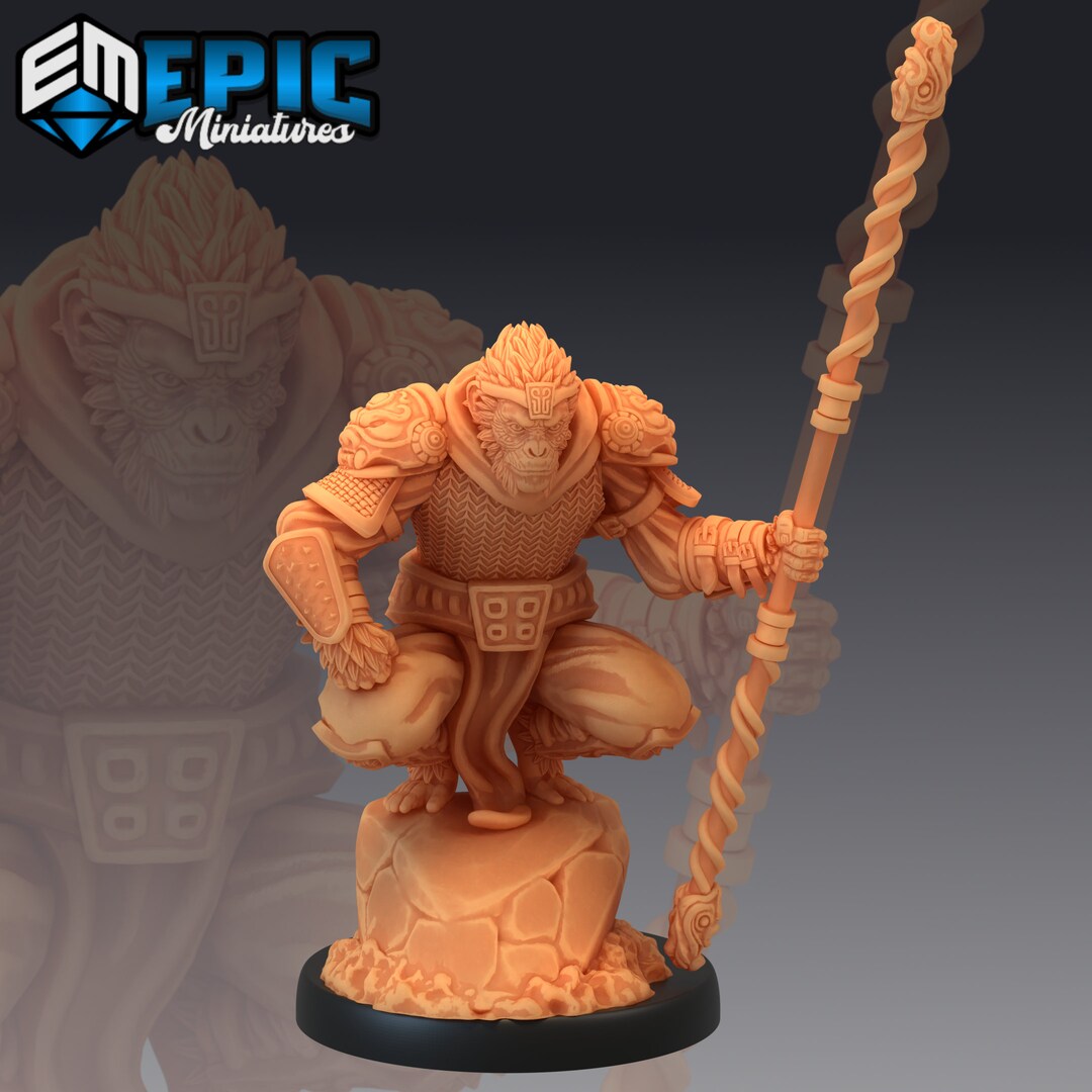 Monkey King (3 Variants) - Epic Miniatures - Etsy