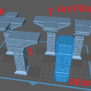 Modular Arcs and Walls, Terrain Kit - Artisan Guild - Etsy