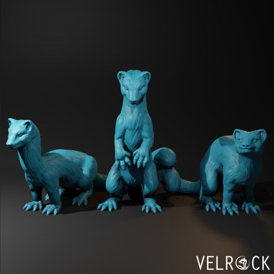 Weasels (3 Variants Available) - Velrock - Etsy
