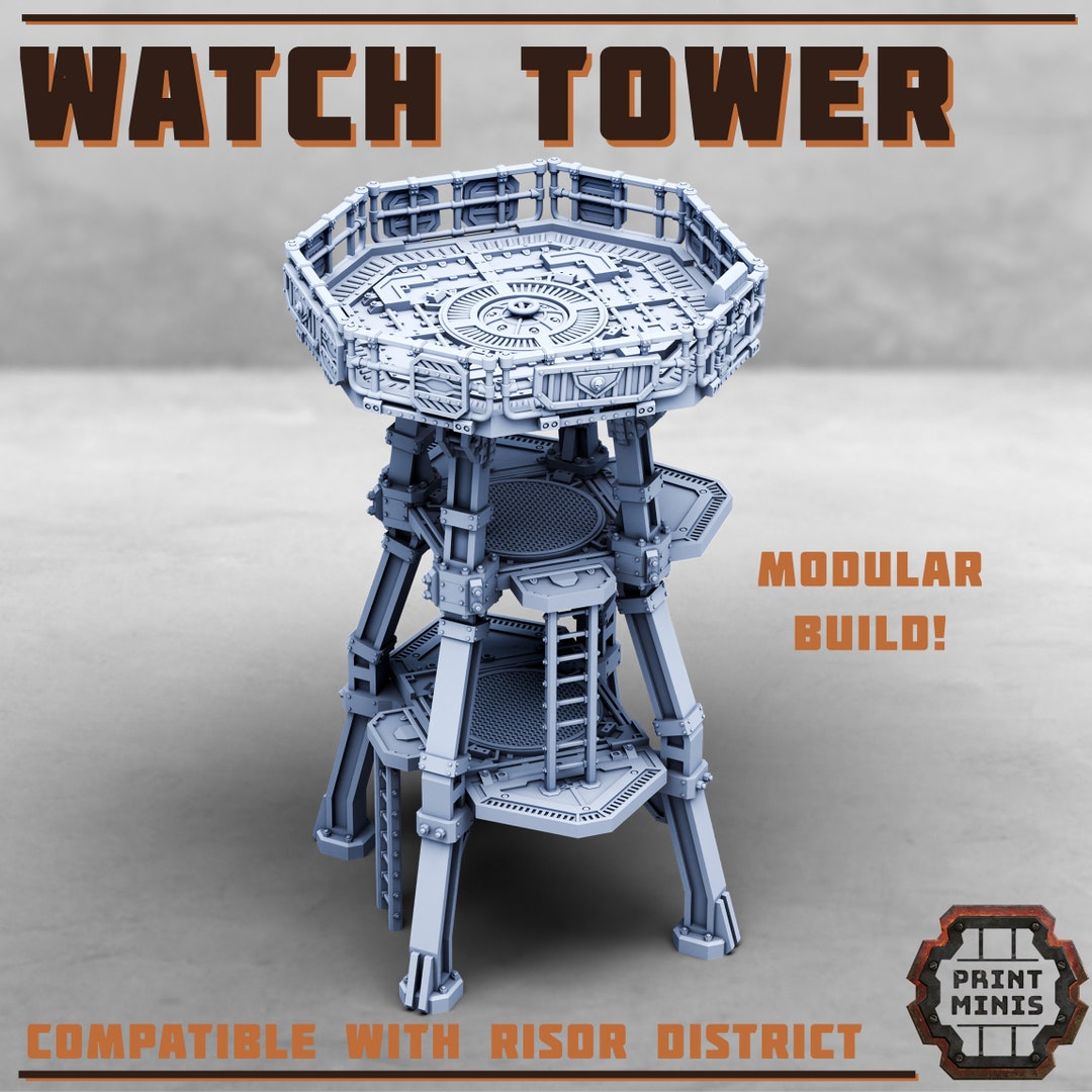 Watch Tower (2 Variants Available) - Print Minis - Etsy