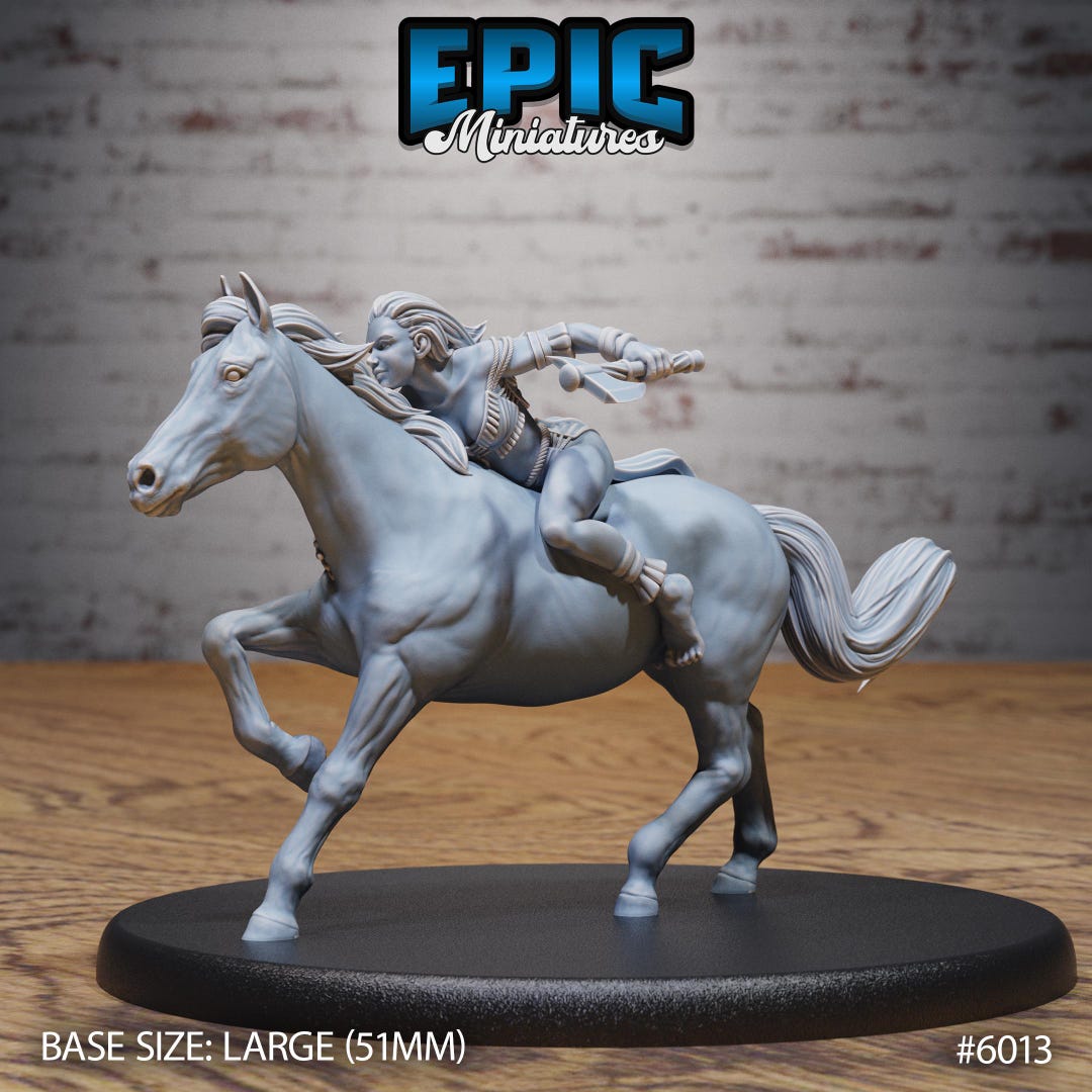Native Tribe Riders (2 Variants Available) - Epic Miniatures - Etsy