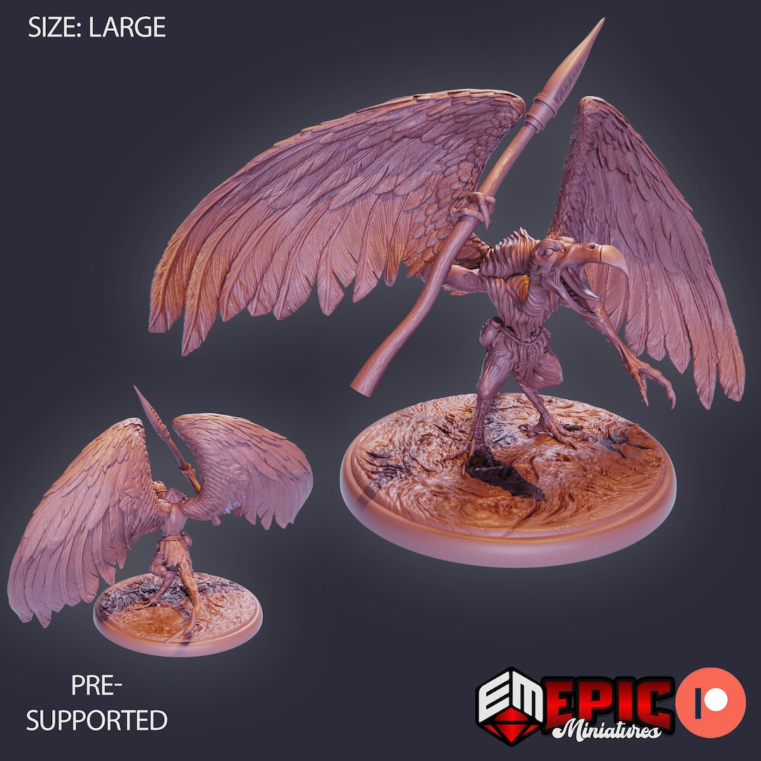 Vulture Demon (3 Variants) - Epic Miniatures - Etsy