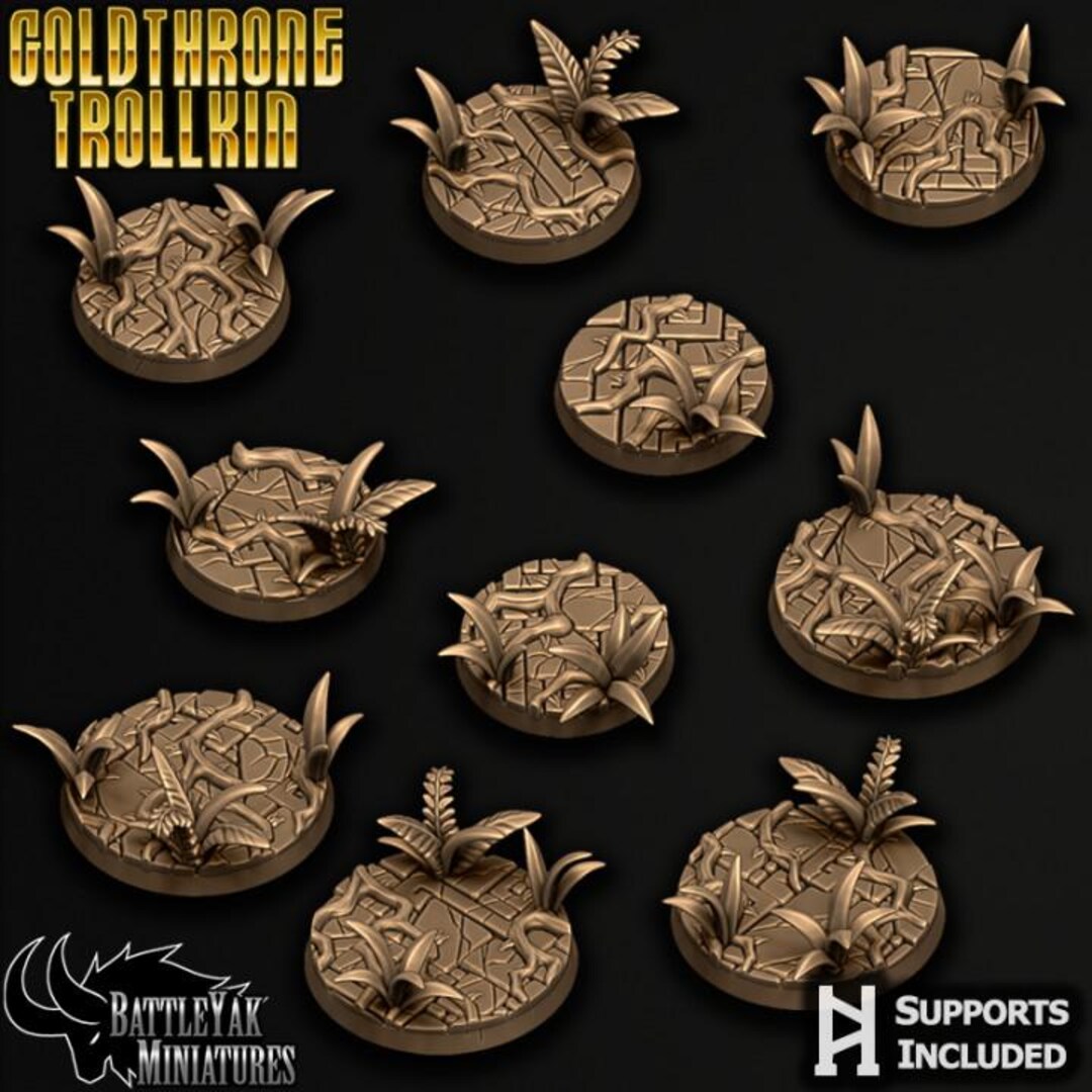 Golden City Bases - Jungle Temple Base Set (15 Variants Available ...