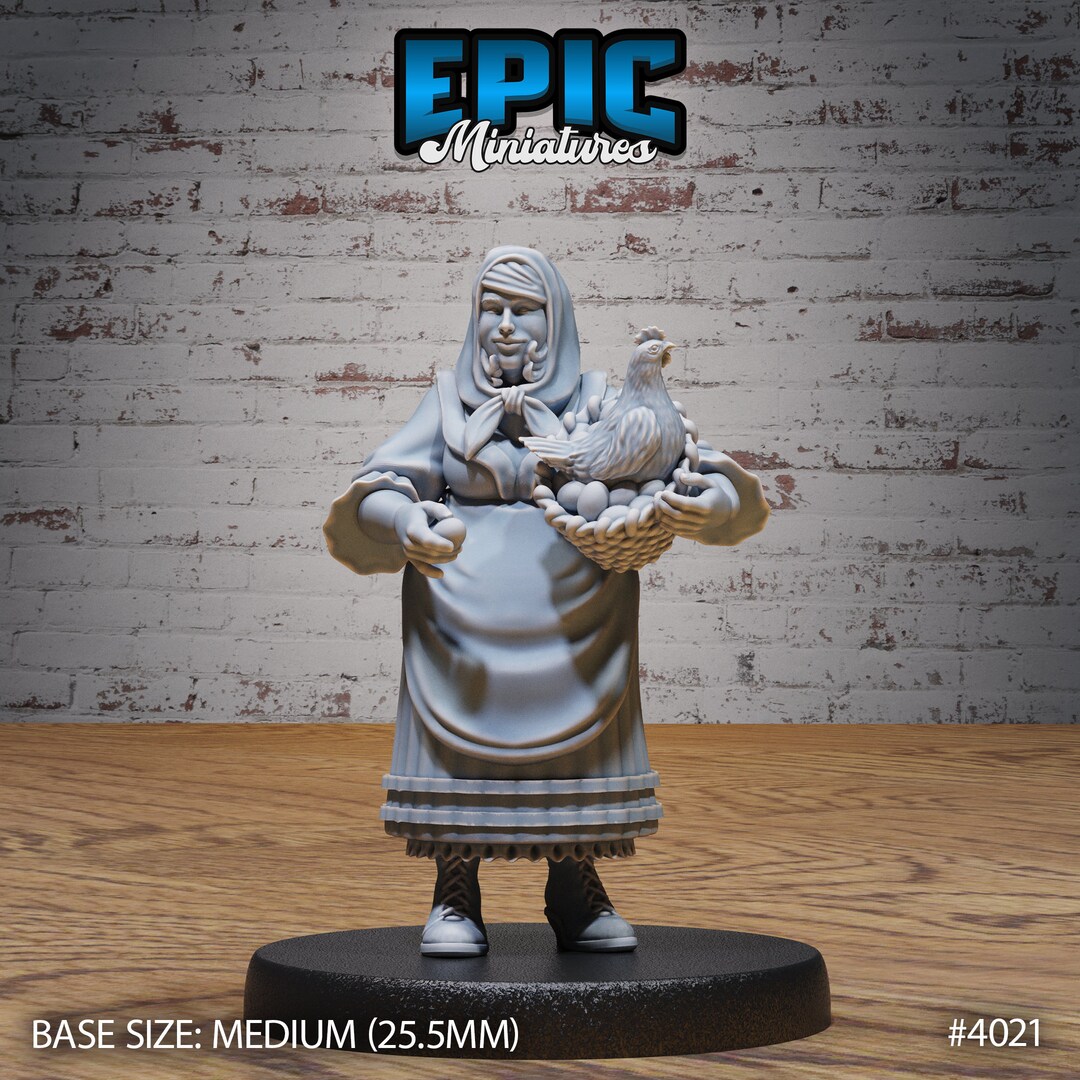 Villagers, Set 4 (4 Variants Available) - Epic Miniatures - Etsy Canada