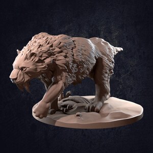 Sabretooth Tiger (2 Variants Available) - Dragon Trapper's Lodge - Etsy