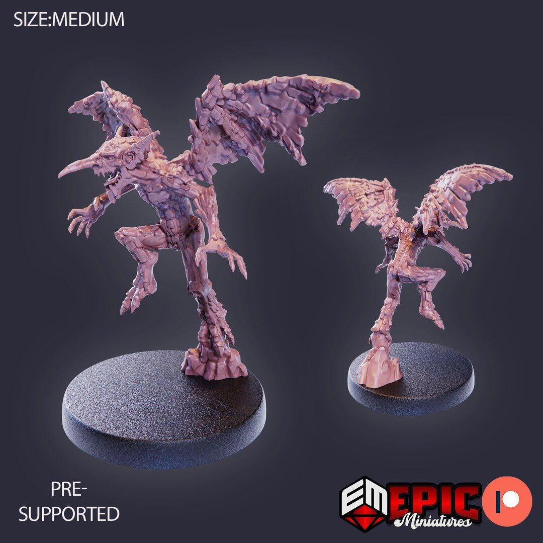 Earth Mephit 2 Variants Available Epic Miniatures - Etsy