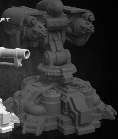 Automatic Defence Turret 2 Variants Available Print Minis - Etsy