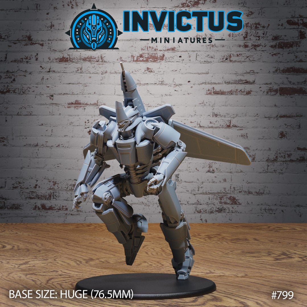 Jet Robot (3 Variants Available) - Invictus Miniatures - Etsy