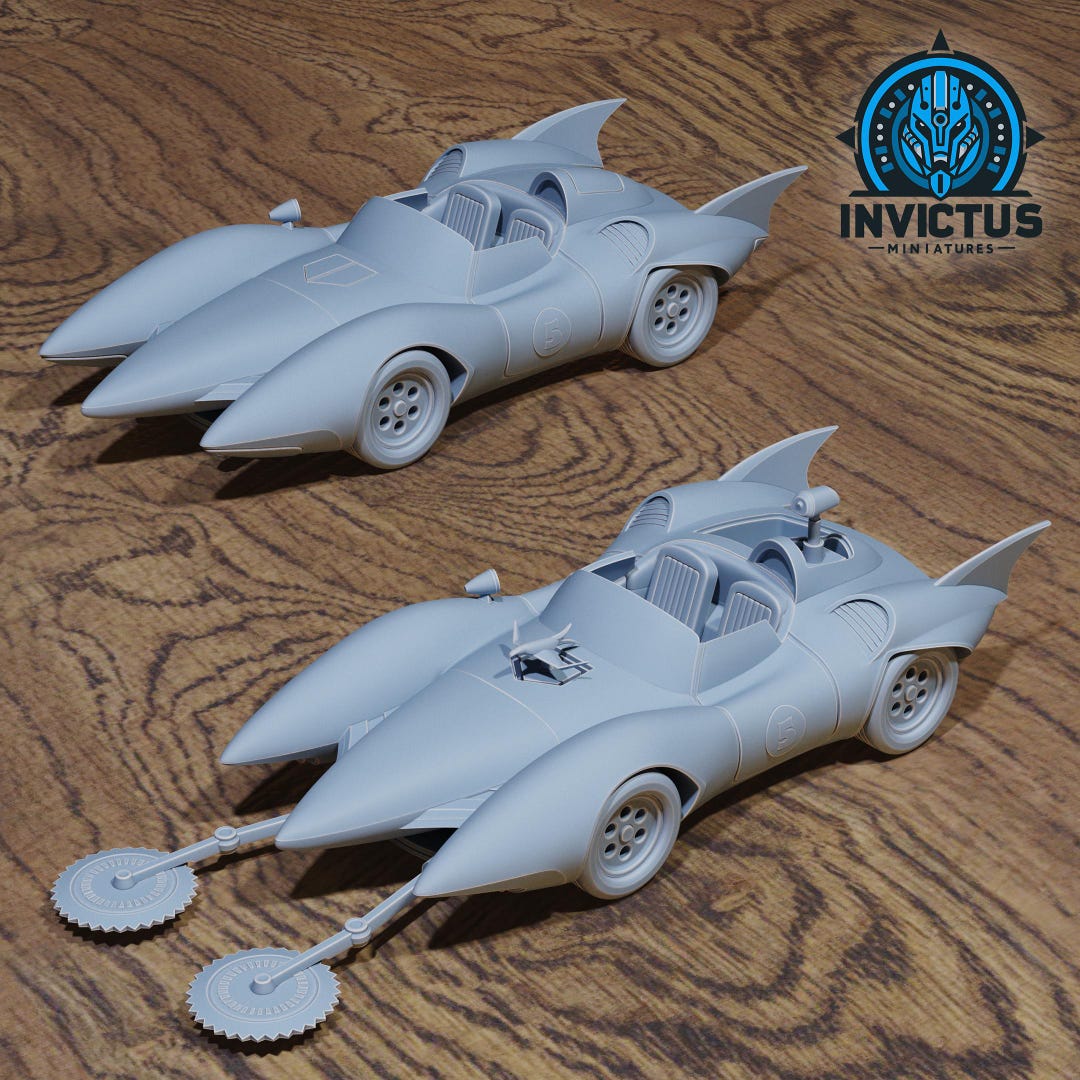 Race Car (2 Variants Available) - Invictus Miniatures - Etsy