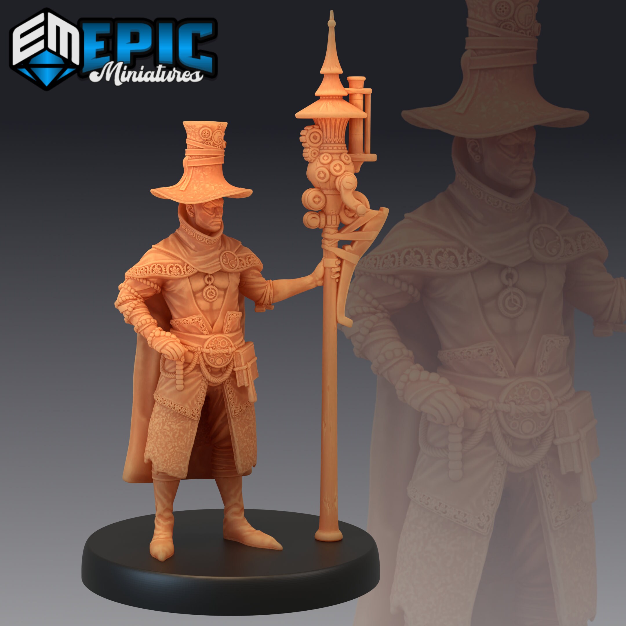 Gear Wizard Gabriel (3 Variants Available) - Epic Miniatures - Etsy