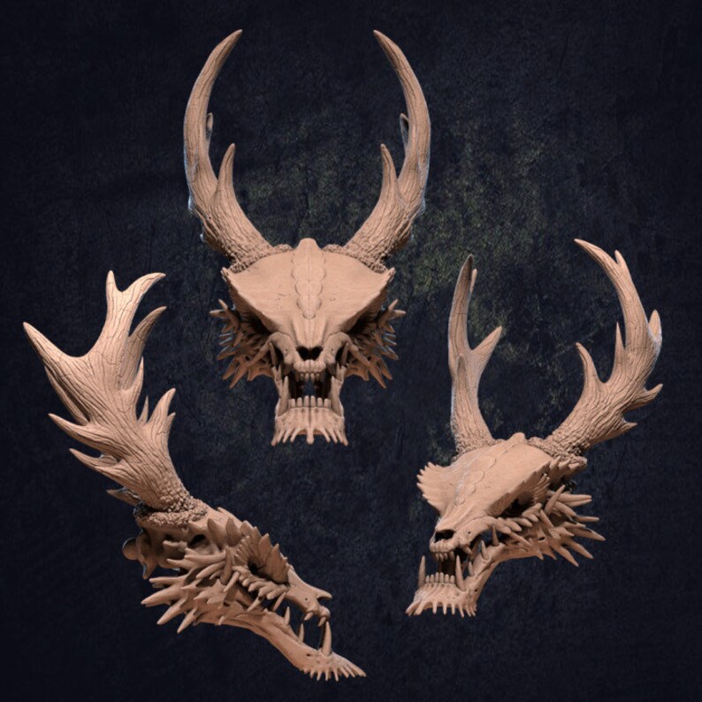 Asian Dragon Skull - Terrain Piece - Dragon Trapper's Lodge - Etsy
