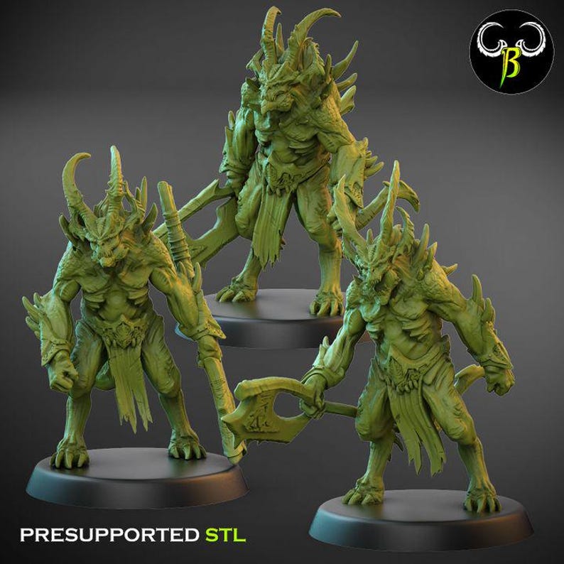 Gorebreakers, Set B (3 Variants Available) - Clay Beast Creations - Etsy