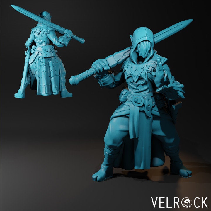 Male Elf Monk Way of Mercy Velrock - Etsy Australia