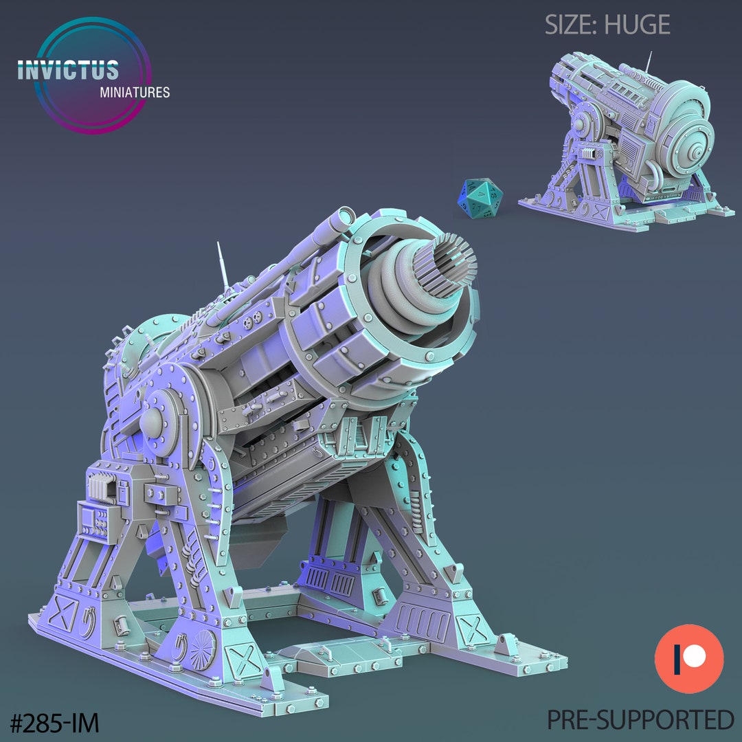 Air Defence Turret (2 Variants Available) - Invictus Miniatures - Etsy