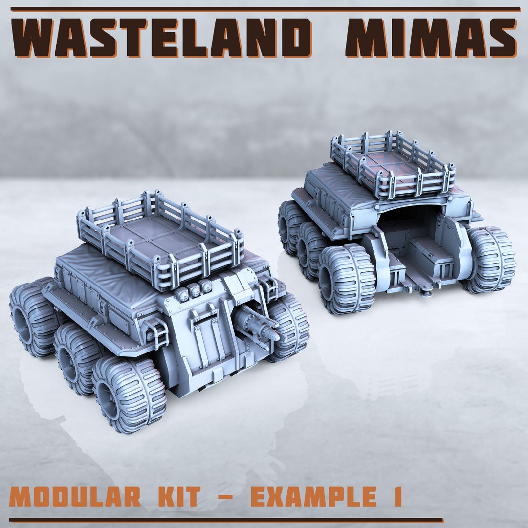 Wasteland Mimas Tank (2 Variants Available) - Print Minis - Etsy