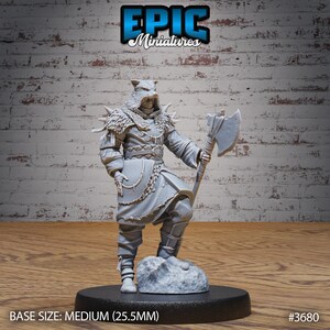 Mountain Wolf Bandit (3 Variants Available) - Epic Miniatures - Etsy