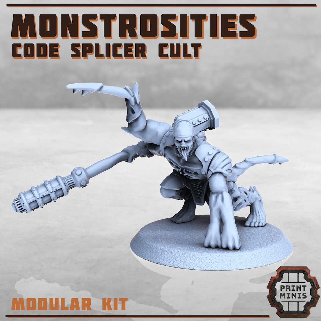 Code Splicer Cult - Mostrosities (5 Variants Available) - Print Minis - Etsy
