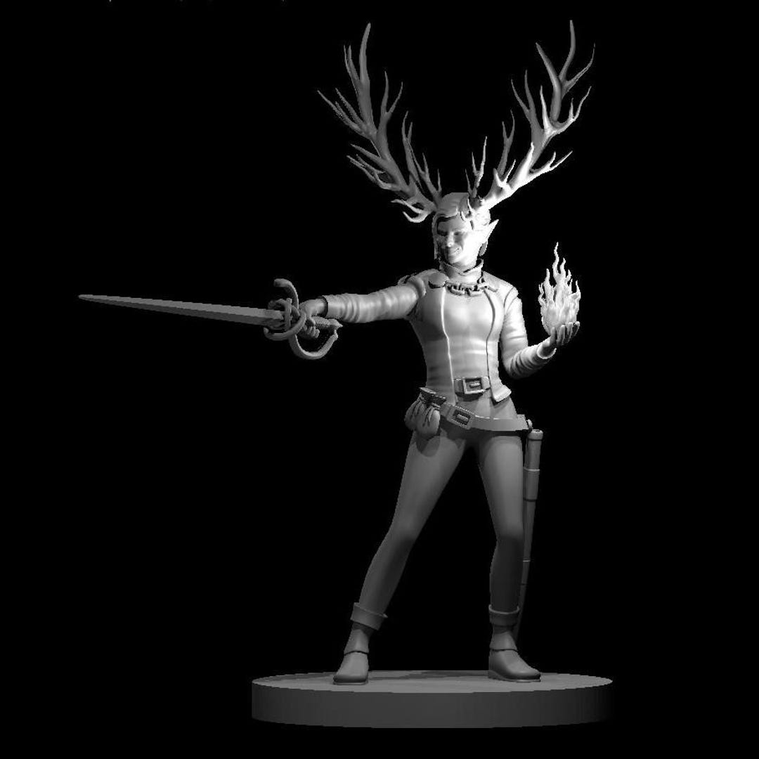 Elf Fey Hexblade Warlock (4 Variants Available) - MZ4250 - Etsy