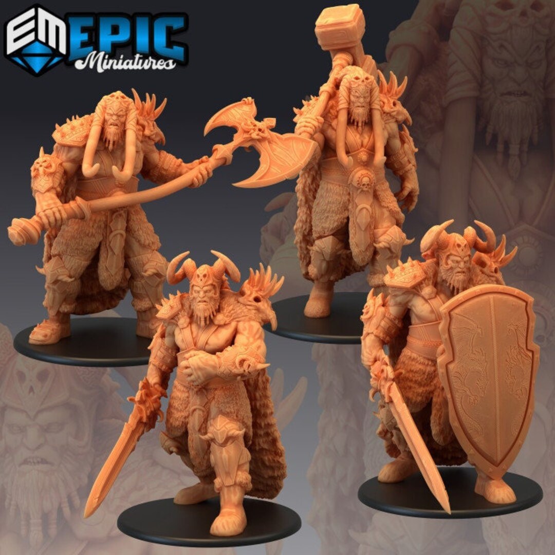 Frost Giant (4 Variants Available) - Epic Miniatures - Etsy
