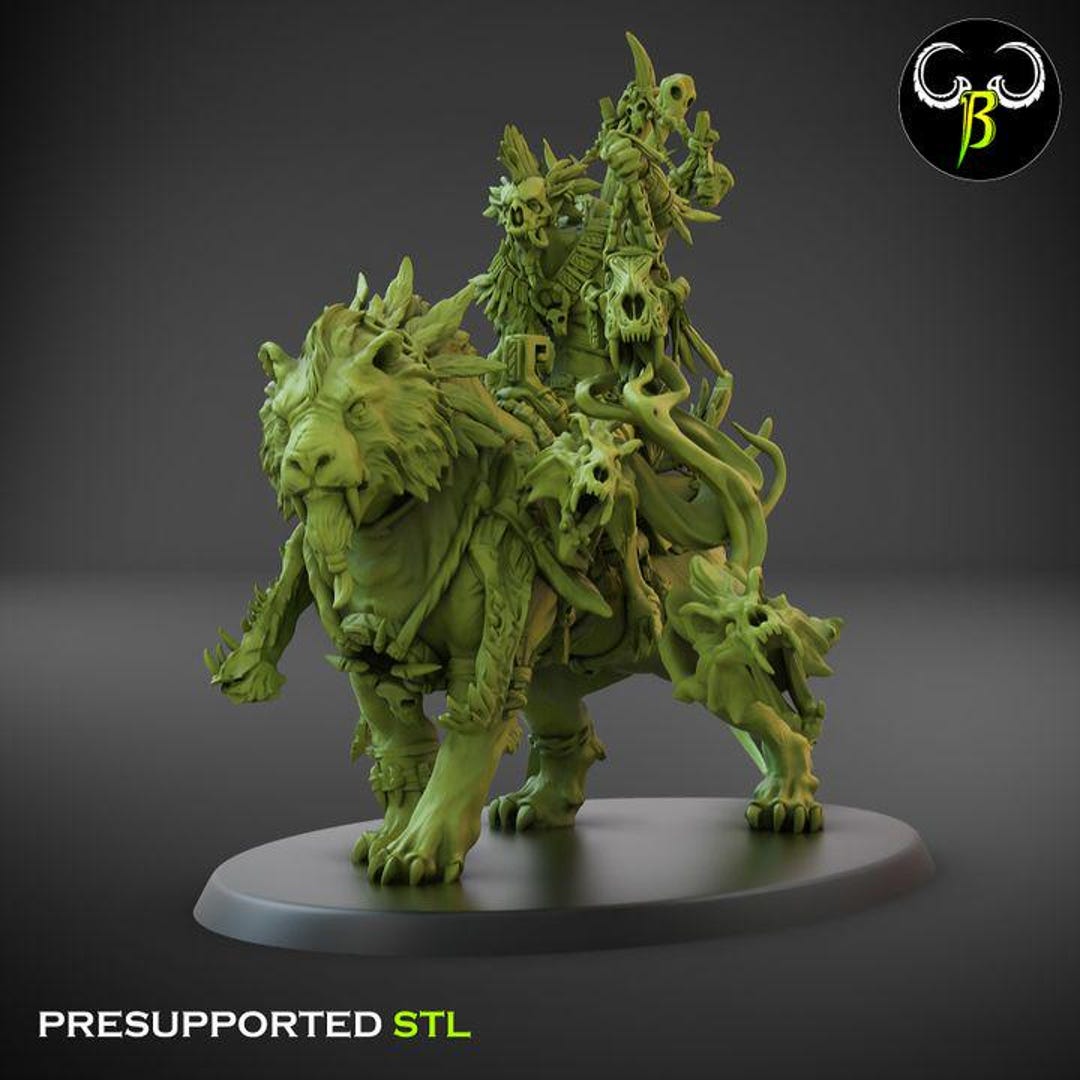 Remo'jai, Jungle Hunter - Clay Beast Creations - Etsy