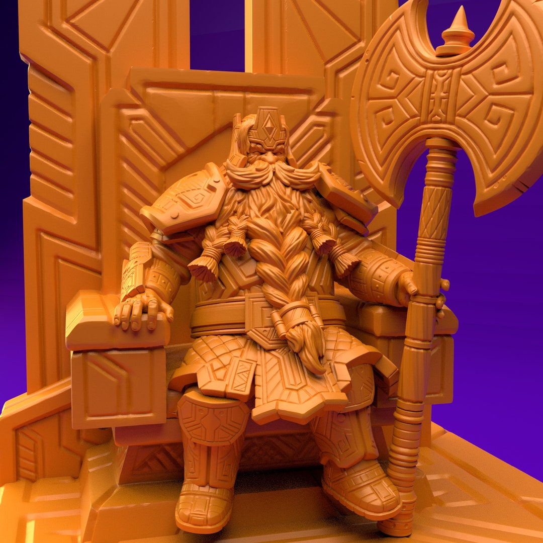 Buy Dwarf With Mimic Throne 3 Variants Available Brayan Nafarrate ...