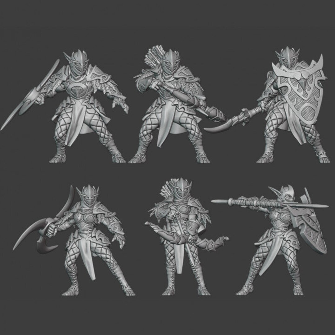 Night Elf Sentinel (6 Variants Available) - Velrock - Etsy