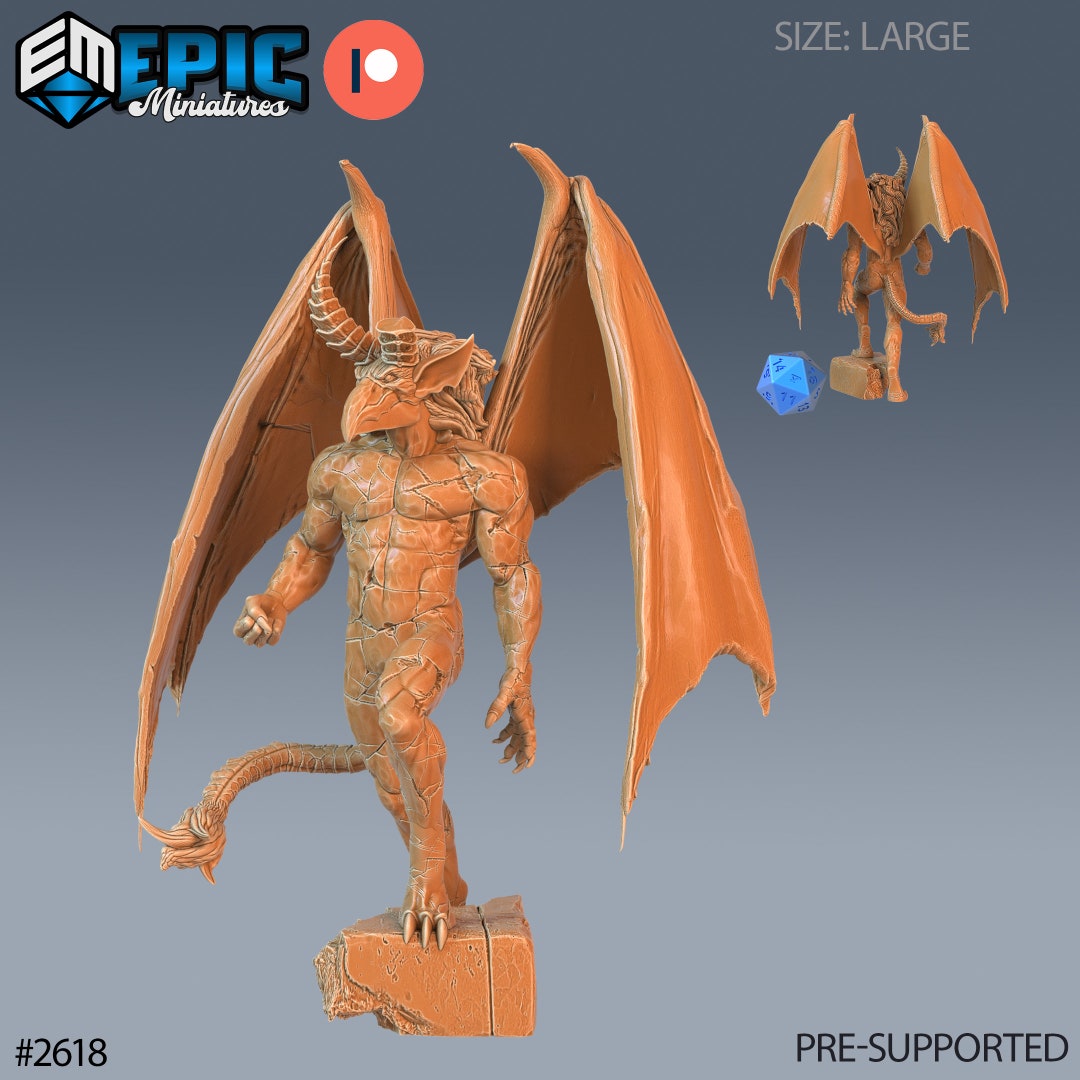 Gargoyles Set 2 (3 Variants Available) - Epic Miniatures - Etsy
