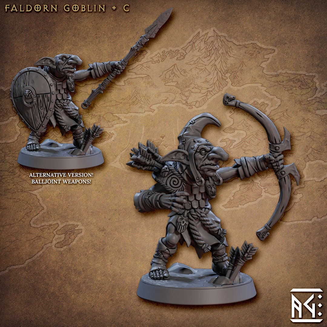 Faldorn Goblin C 2 Variants Available Artisan Guild - Etsy