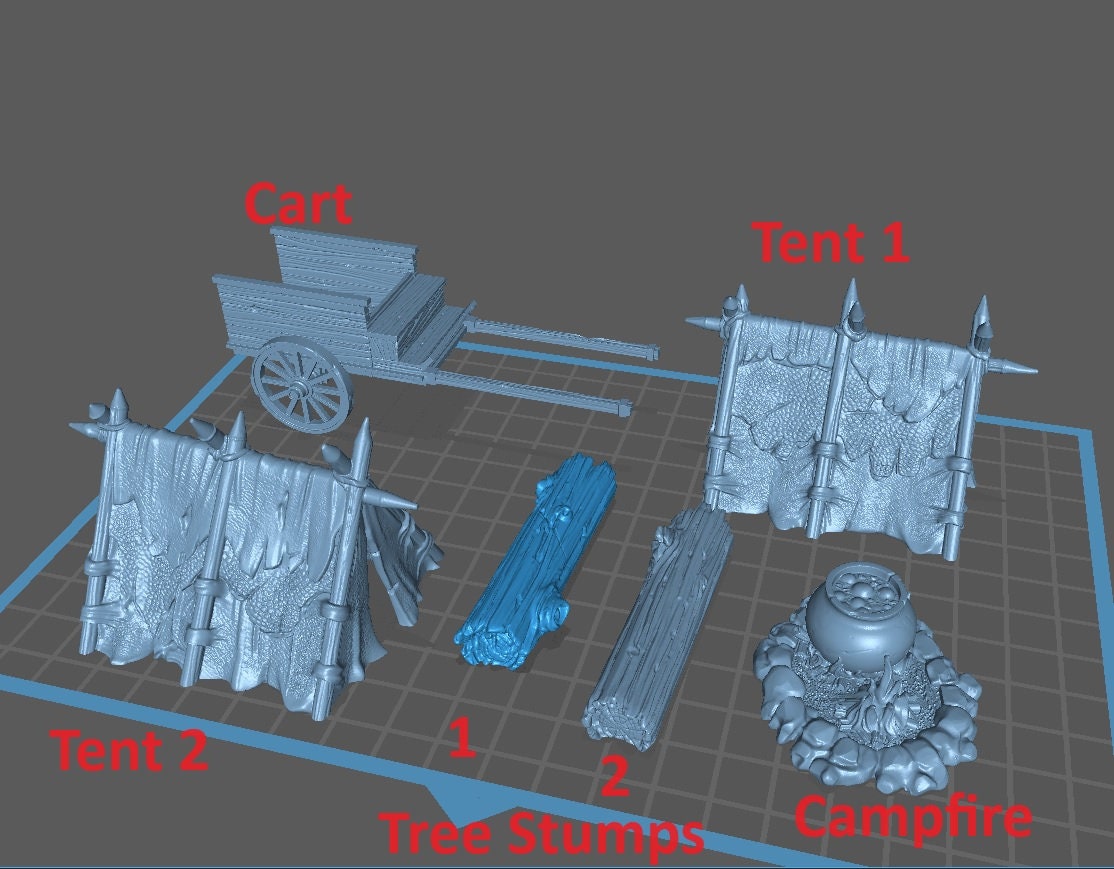 Bandit Stronghold, Terrain Set - Epic Miniatures - Etsy
