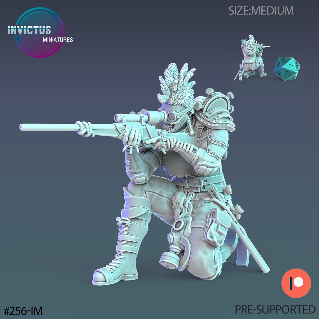 Wasteland Scout 2 Variants Available Invictus Miniatures - Etsy