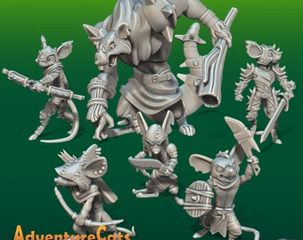 Mouslings Sorcerers Mousefolks D&D Pathfinder Aos - Etsy