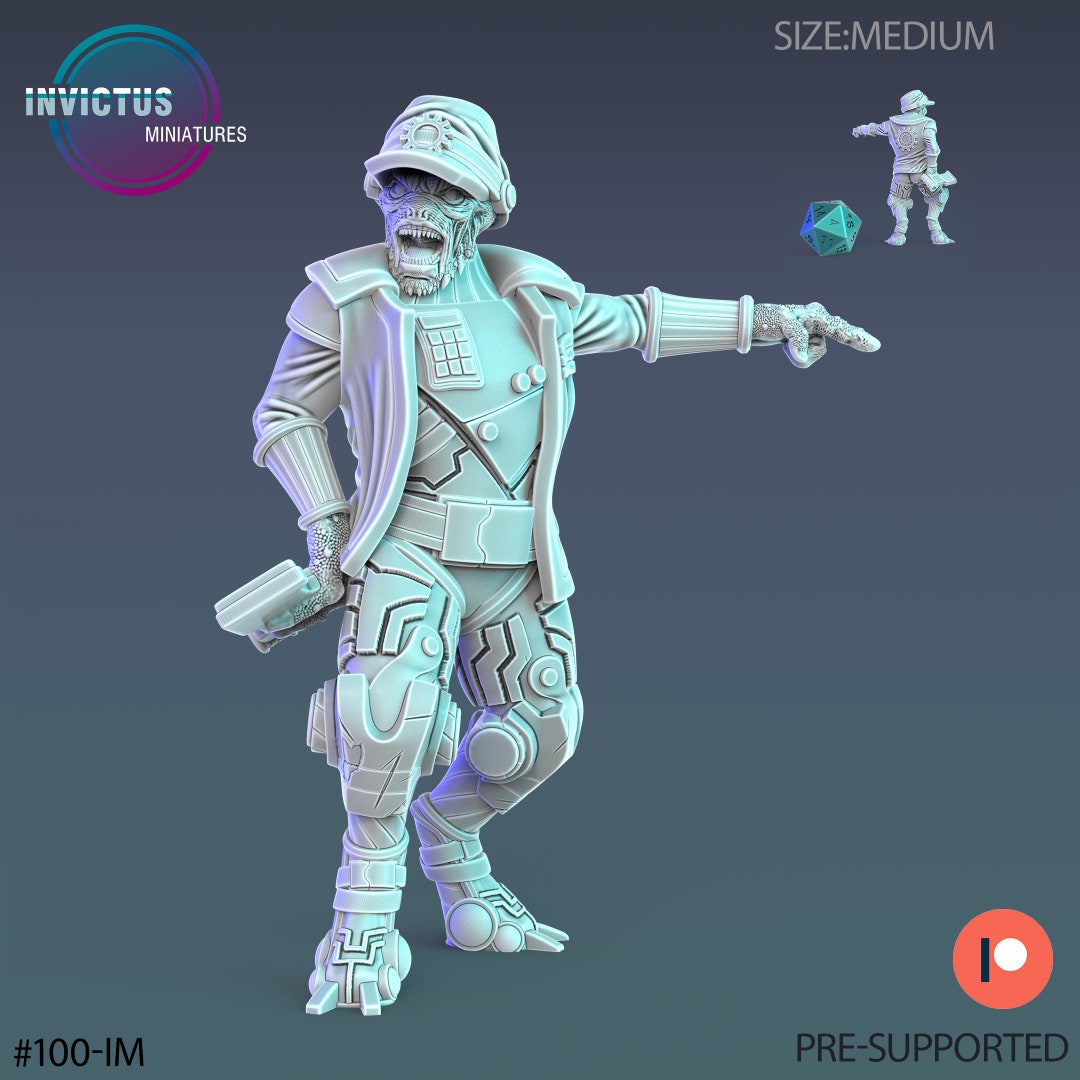 Alien Worker Set 1 (4 Variants Available) - Invictus Miniatures - Etsy