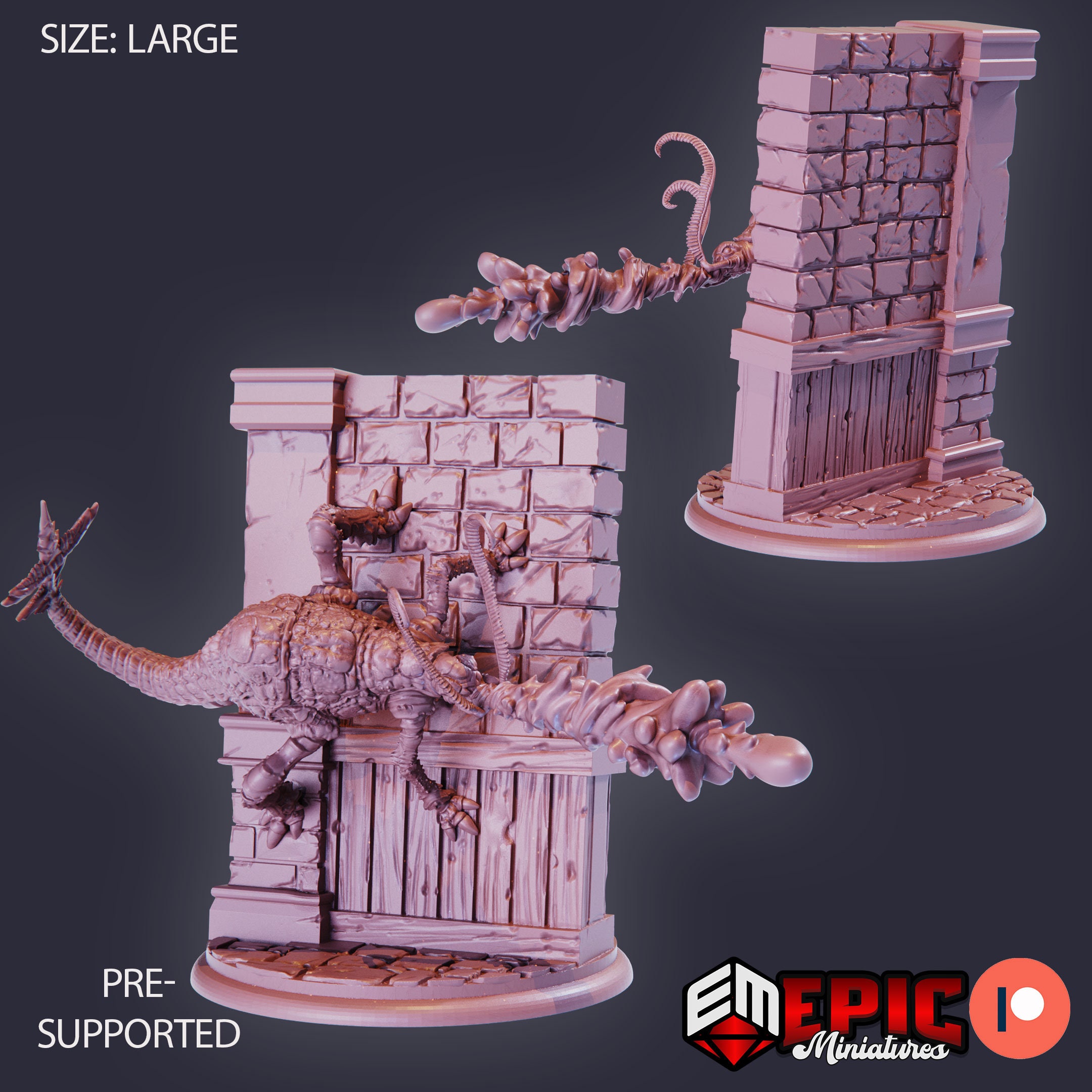 Toys & Games Rust Creeper 3D Printed RPG Epic Miniatures Games ...