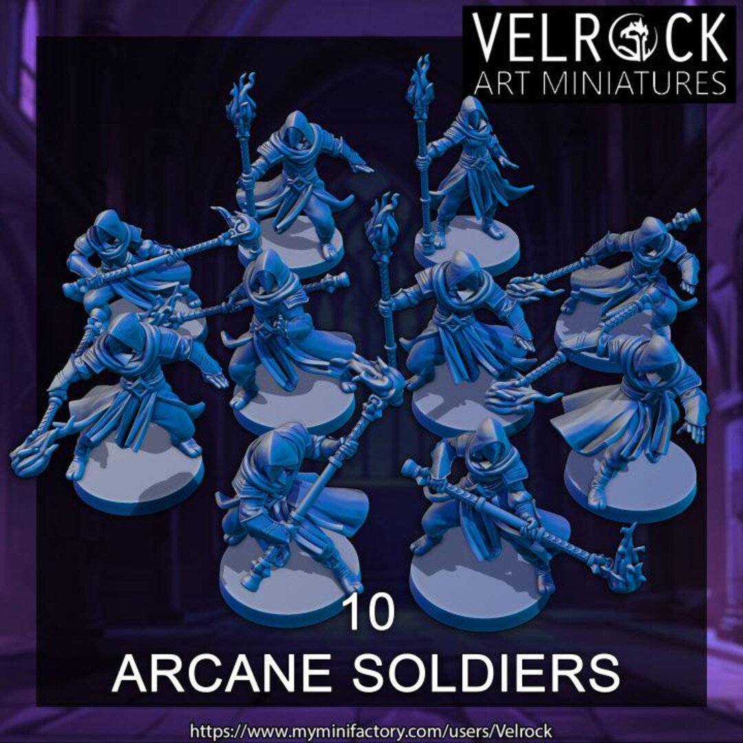 Arcane Registry Soldiers (10 Variants Available) - Velrock - Etsy