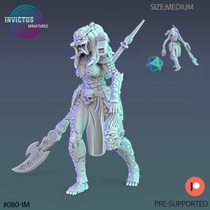 Female Space Hunter (6 Variants Available) - Invictus Miniatures - Etsy