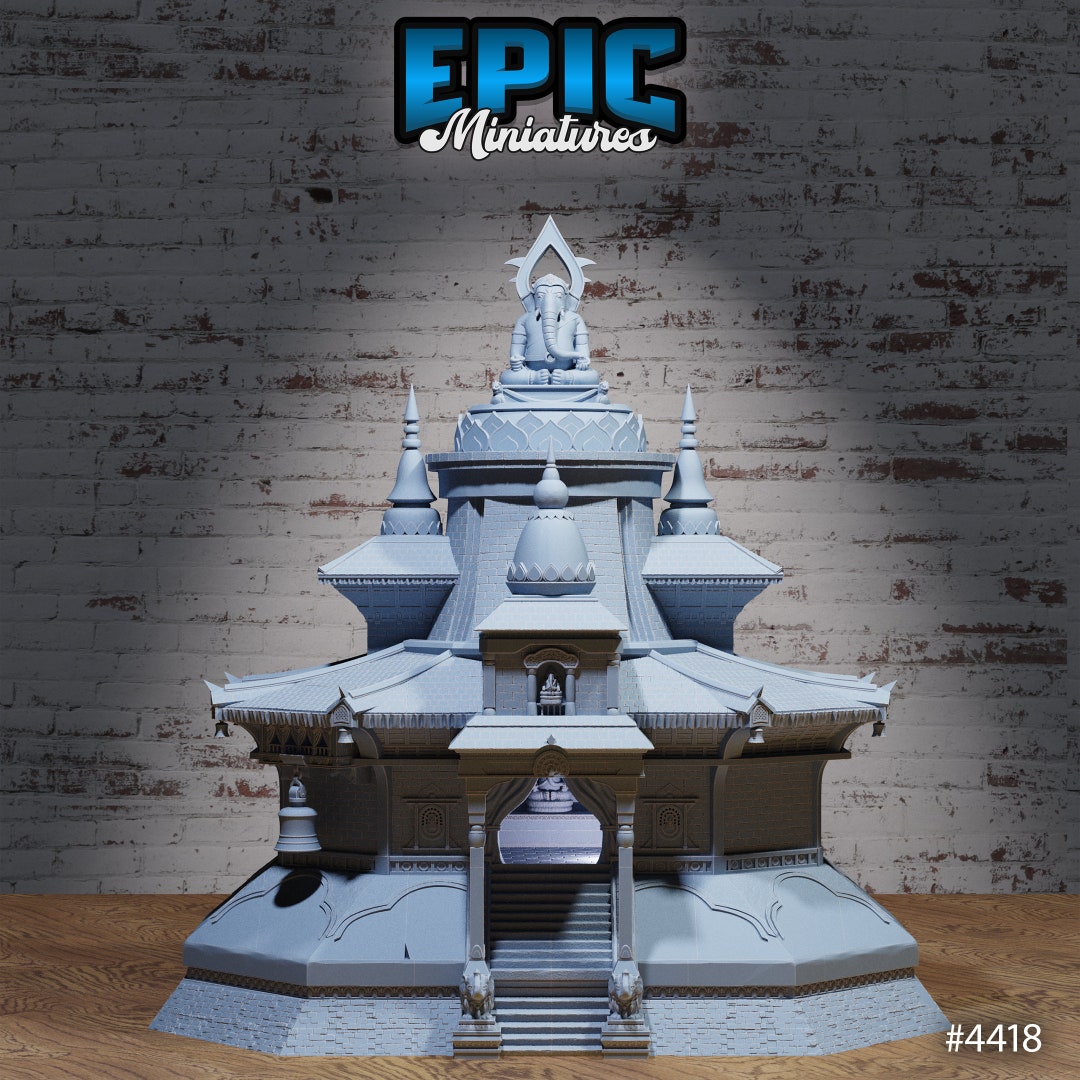 Divine Temple, Playable Terrain Piece - Epic Miniatures - Etsy