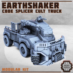 Earthshaker Truck (2 Variants Available) - Print Minis - Etsy