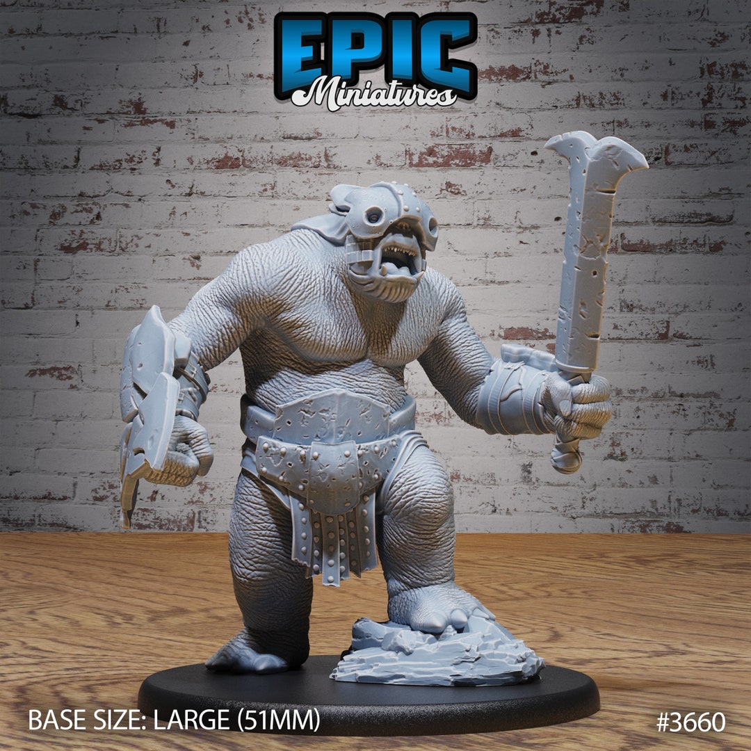 Marauder Troll (3 Variants Available) - Epic Miniatures - Etsy
