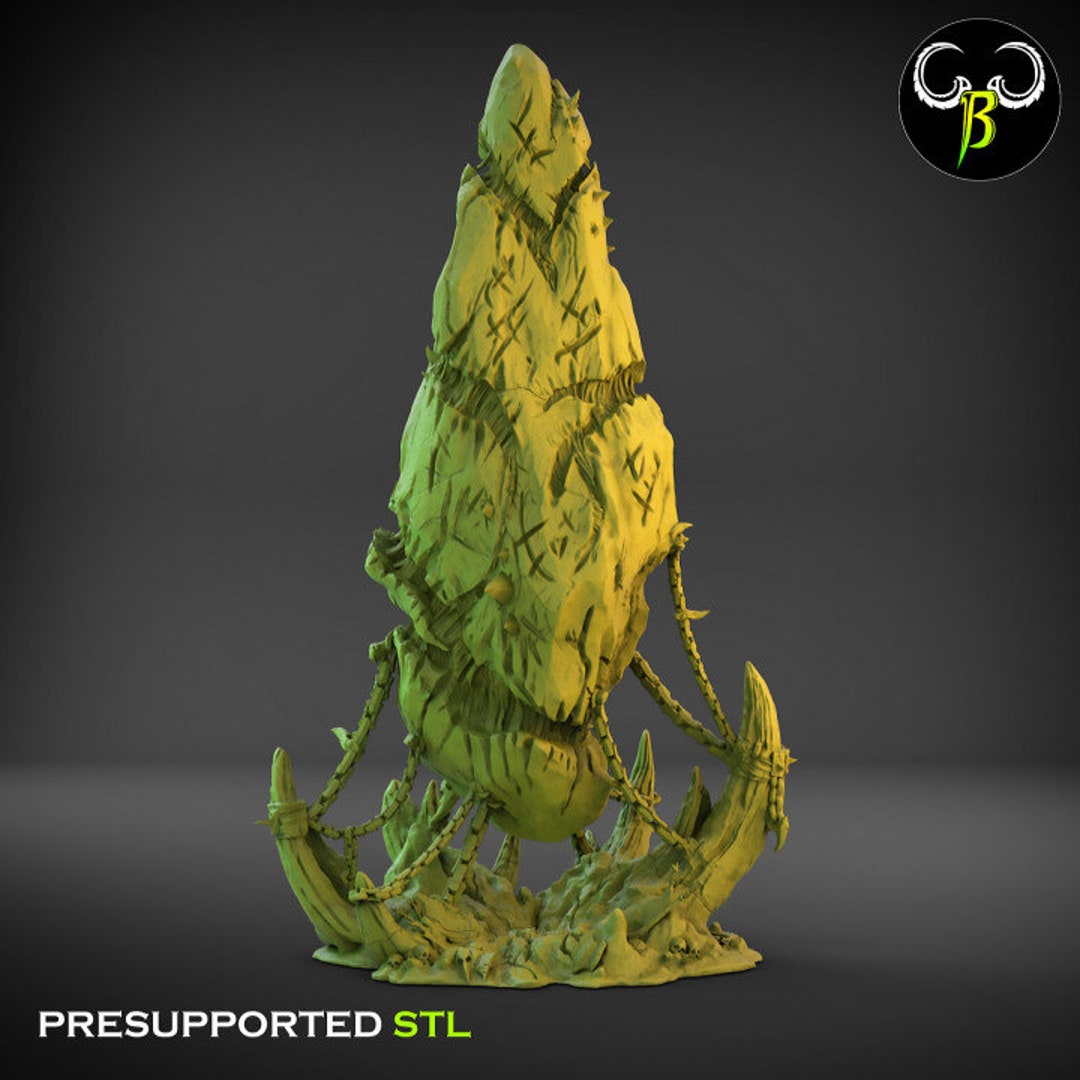 Dark Monolith - Clay Beast Creations - Etsy