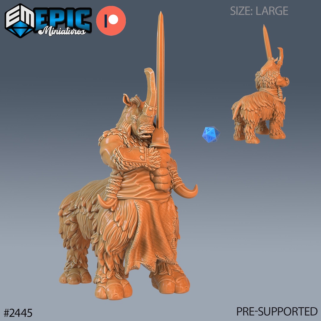 Rhino Centaurs 3 Variants Available Epic Miniatures - Etsy