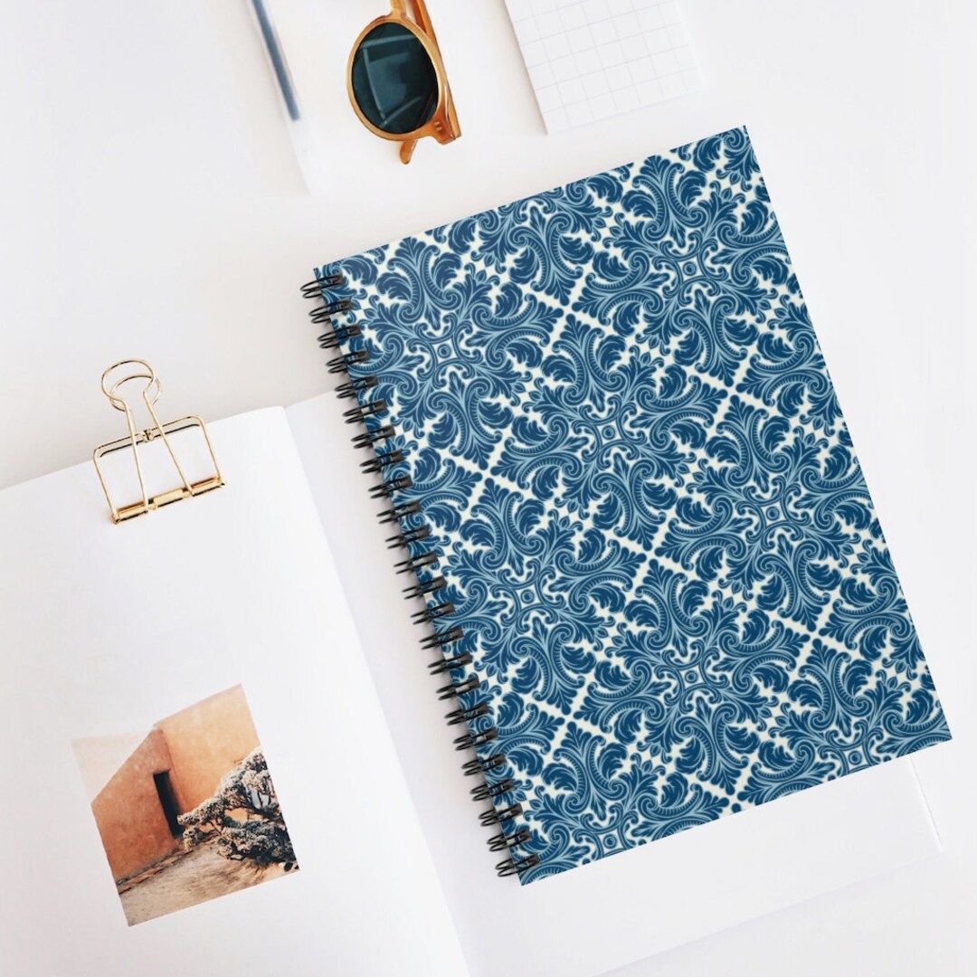 Blue Portugal Tiles Notebook, Azuleijos, Back to School Journal - Etsy