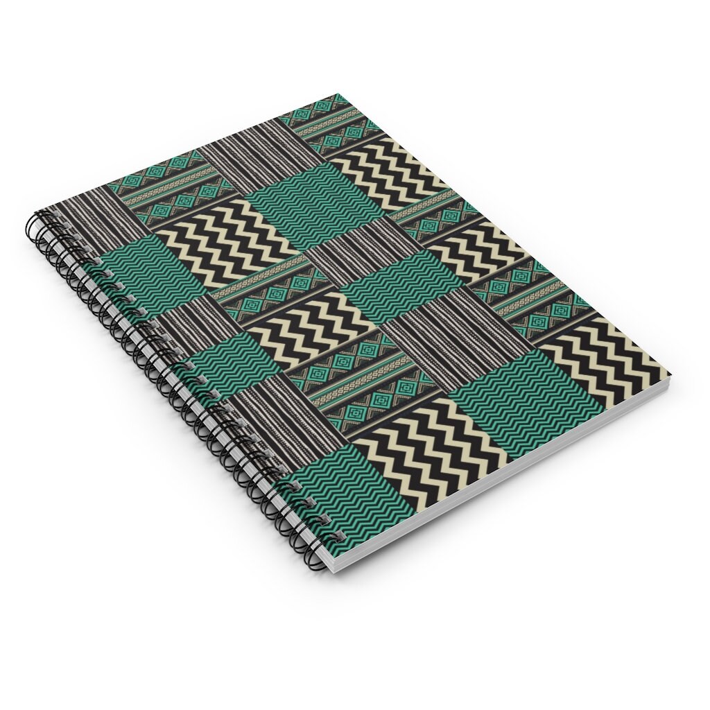 Geometric African Print Notebook, Back to School Journal - Etsy