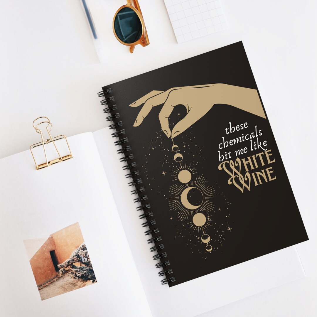 White Wine Alchemy Notebook: Celestial Tarot Journal - Etsy