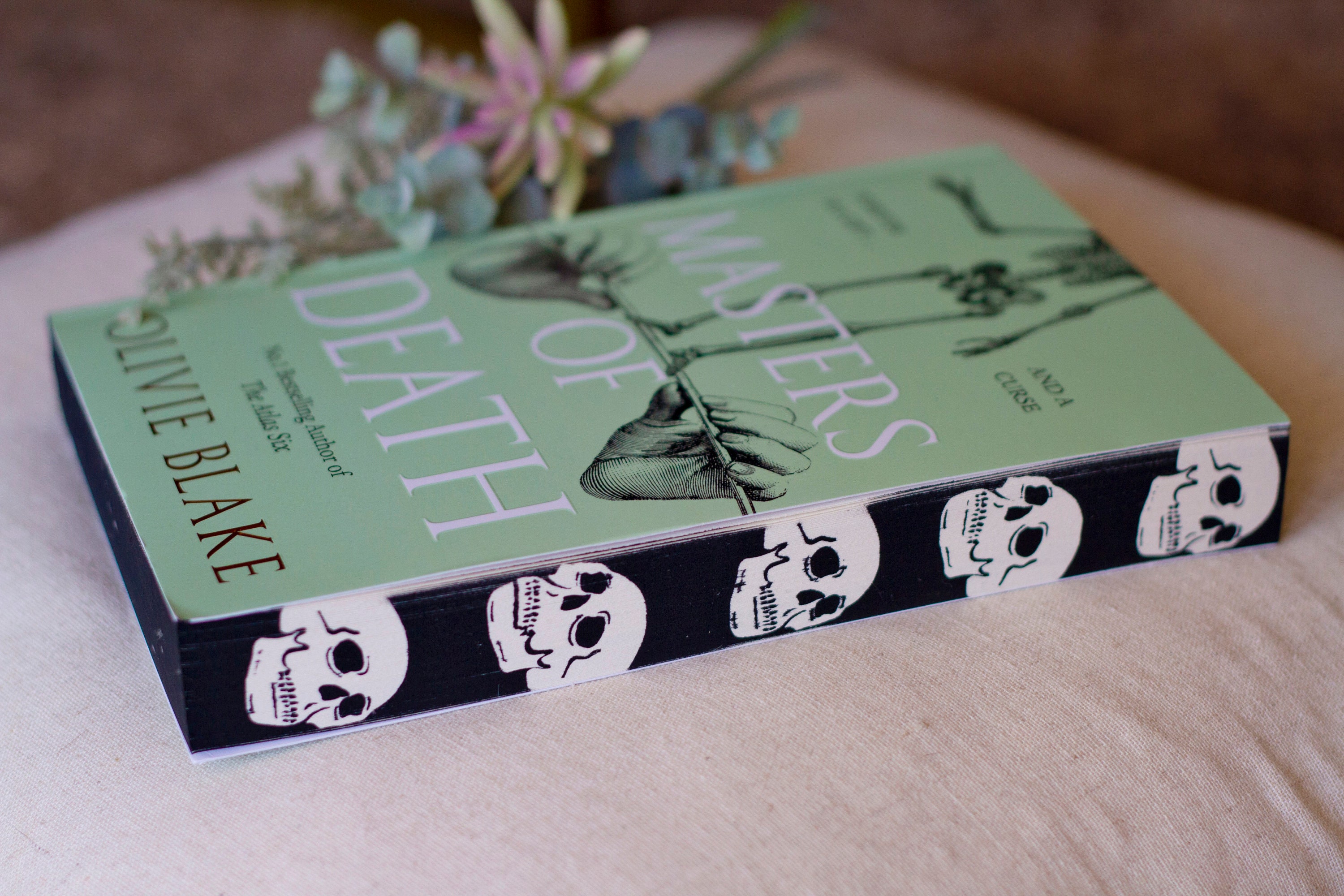 Masters of Death by Olivie Blake Painted Stenciled Edges - Etsy Australia