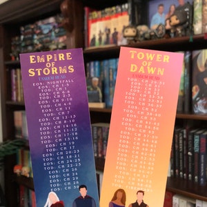 Set of Throne of Glass Tandem Read Bookmarks, SJM, Manon and Dorian ...