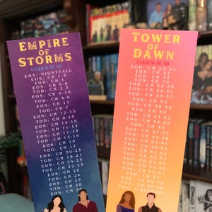 Set of Throne of Glass Tandem Read Bookmarks, SJM, Manon and Dorian ...