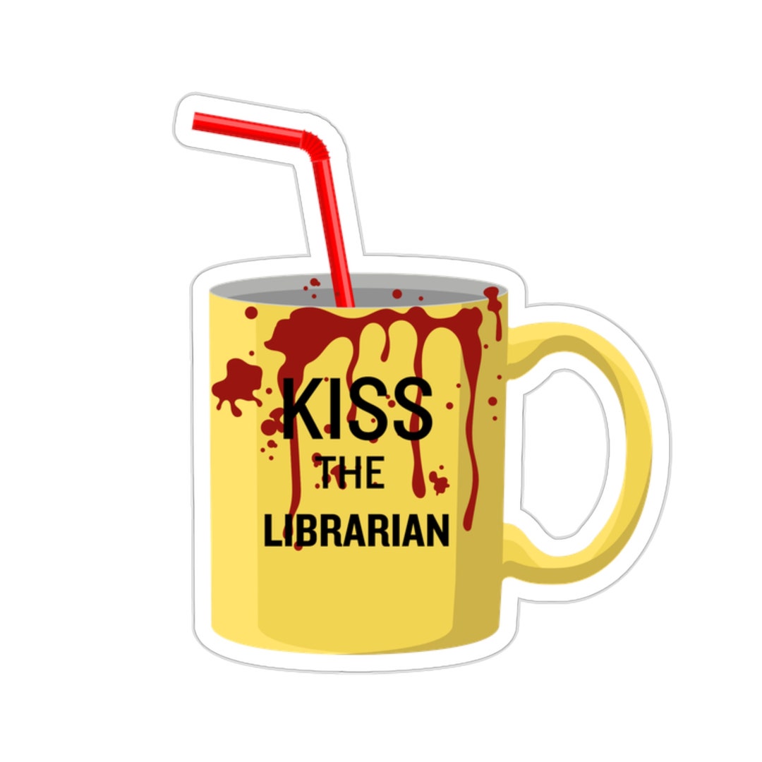 Kiss the Librarian - BTVS - Giles, Spike, Buffy - Etsy