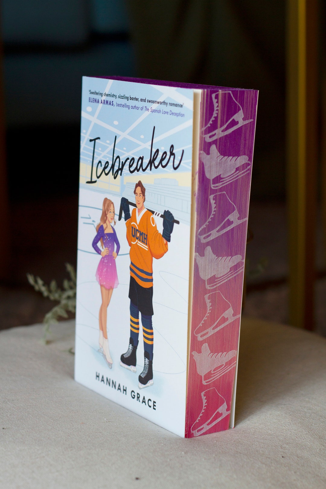 Icebreaker by Hannah Grace Painted Stenciled Edges Custom Stencilled ...